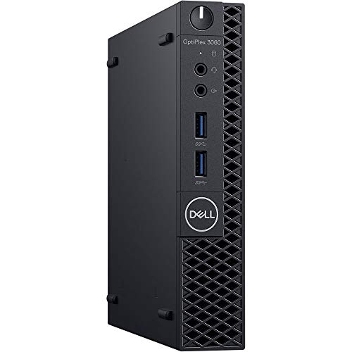 Dell OptiPlex 3060 Micro Form Factor (MFF) Business Desktop PC, Intel Six/Hexa Core i5-8500T, 16GB RAM, Intel PCIe Nvme 512GB SSD, Display Port/HDMI, Wireless LAN, Gigabit Ethernet, Windows 10 Pro