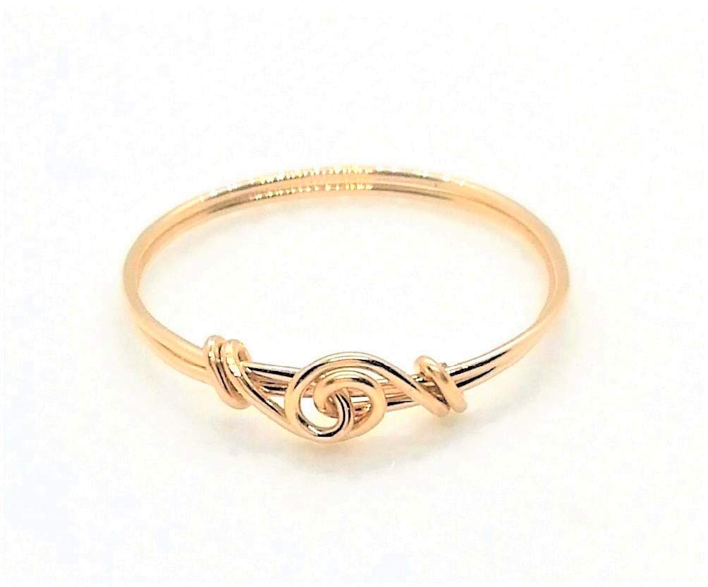 Ring Thumb Ring Pinkie Ring - .925 Sterling Silver or 14 K Gold Filled - Sizes 4, 5, 6, 7, 8, 9, 10, 11, 12