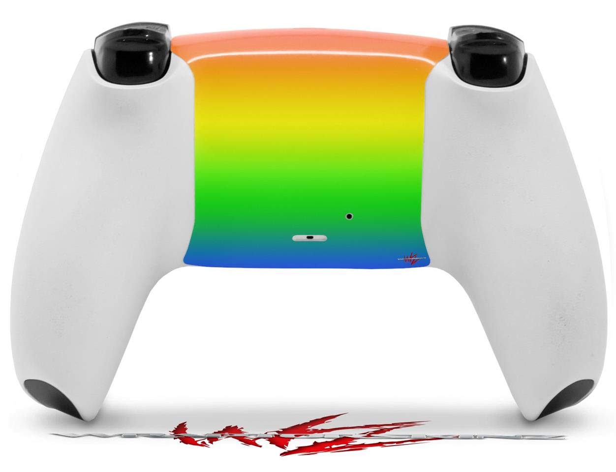 WraptorSkinz Skin Wrap compatible with Sony PS5 DualSense Controller Smooth Fades Rainbow (CONTROLLER NOT INCLUDED)