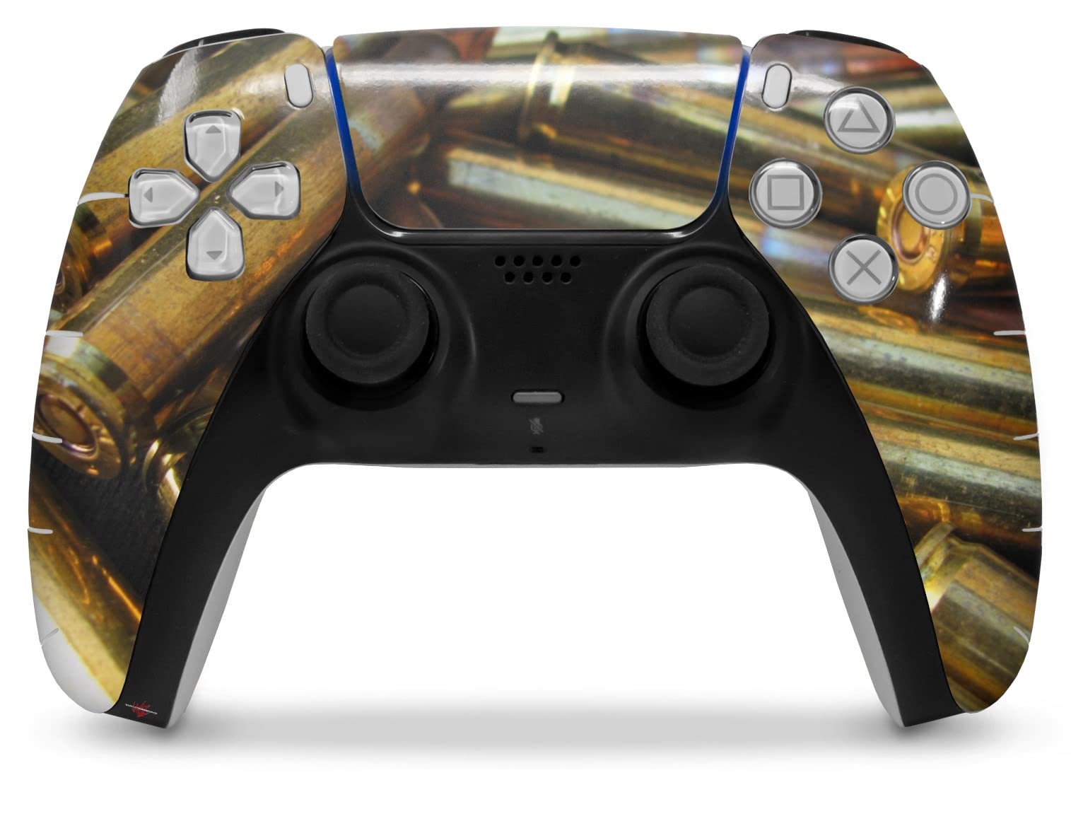 WraptorSkinz Skin Wrap compatible with Sony PS5 DualSense Controller Bullets (CONTROLLER NOT INCLUDED)