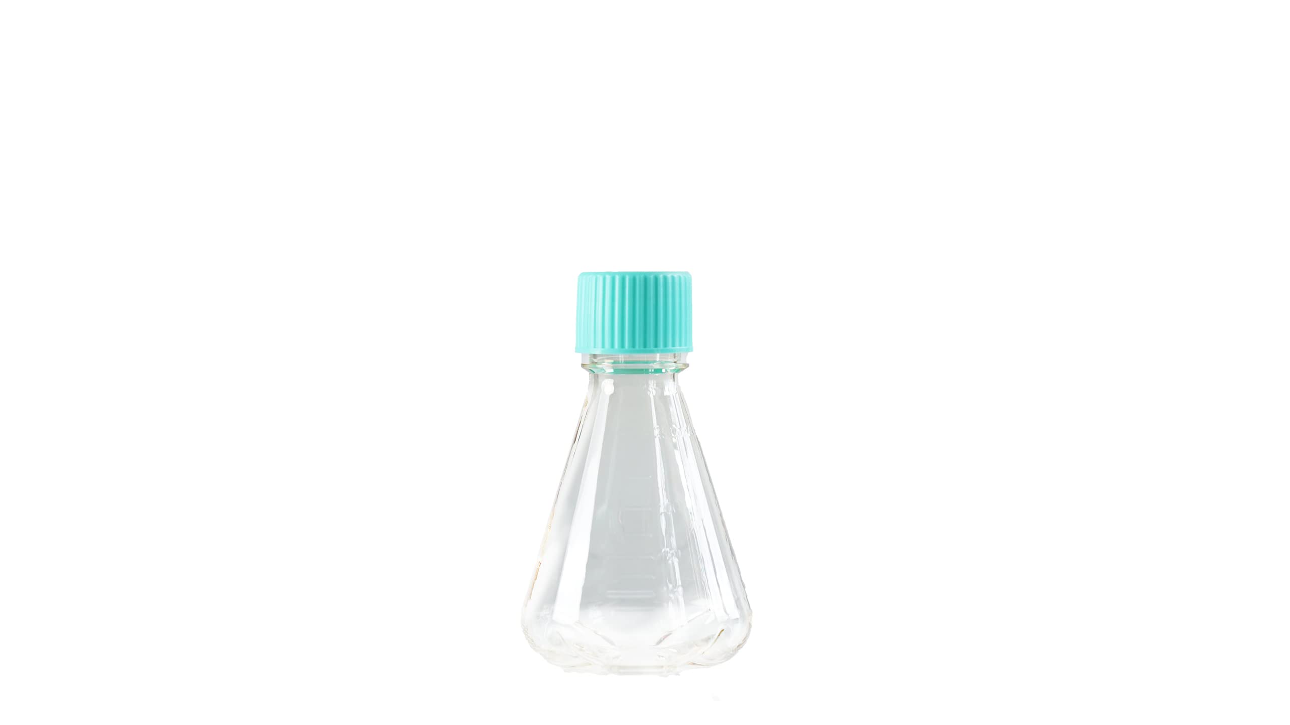 Jet Biofil Sterile Plastic Erlenmeyer Flask - 1 Graduated and Baffled Flask with Vented Cap - Science Beakers - 250mL