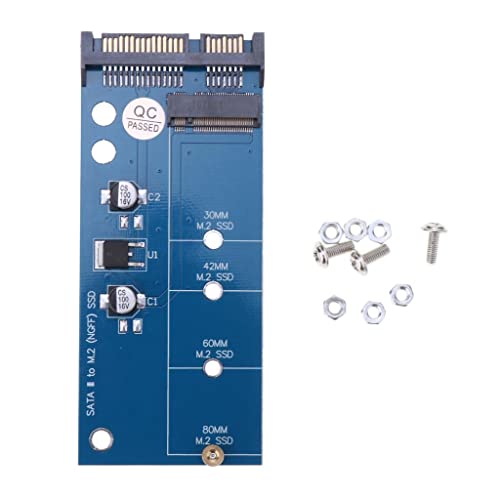 Funtasica M.2 SSD to III Adapter Card Support B/B+ Based Size 2230 2242 2260 2280