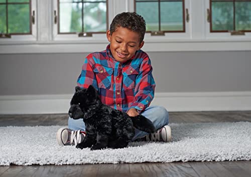 Wild Republic Wolf Plush, Stuffed Animal, Plush Toy, Kids Gifts, Black, 12"