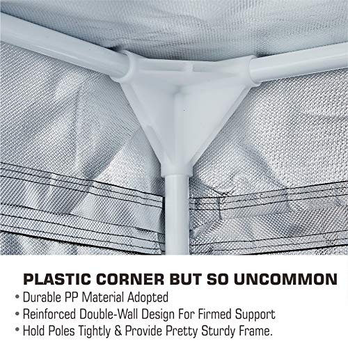 Hydro Plus 60''x32''x80'' Grow Tent Kit + Thermometer Hygrometer + 24 Hour Outlet Timer + 60mm Bonsai Shear + Plant Trellis Netting + Light Hangers Hydroponics System (60''x32''x80'' Kit)