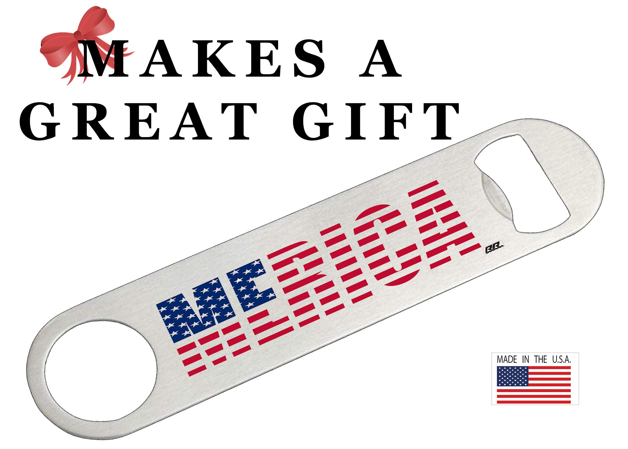 Funny Merica USA Flag Speed Bottle Opener Heavy Duty Gift Patriotic United State Of America US