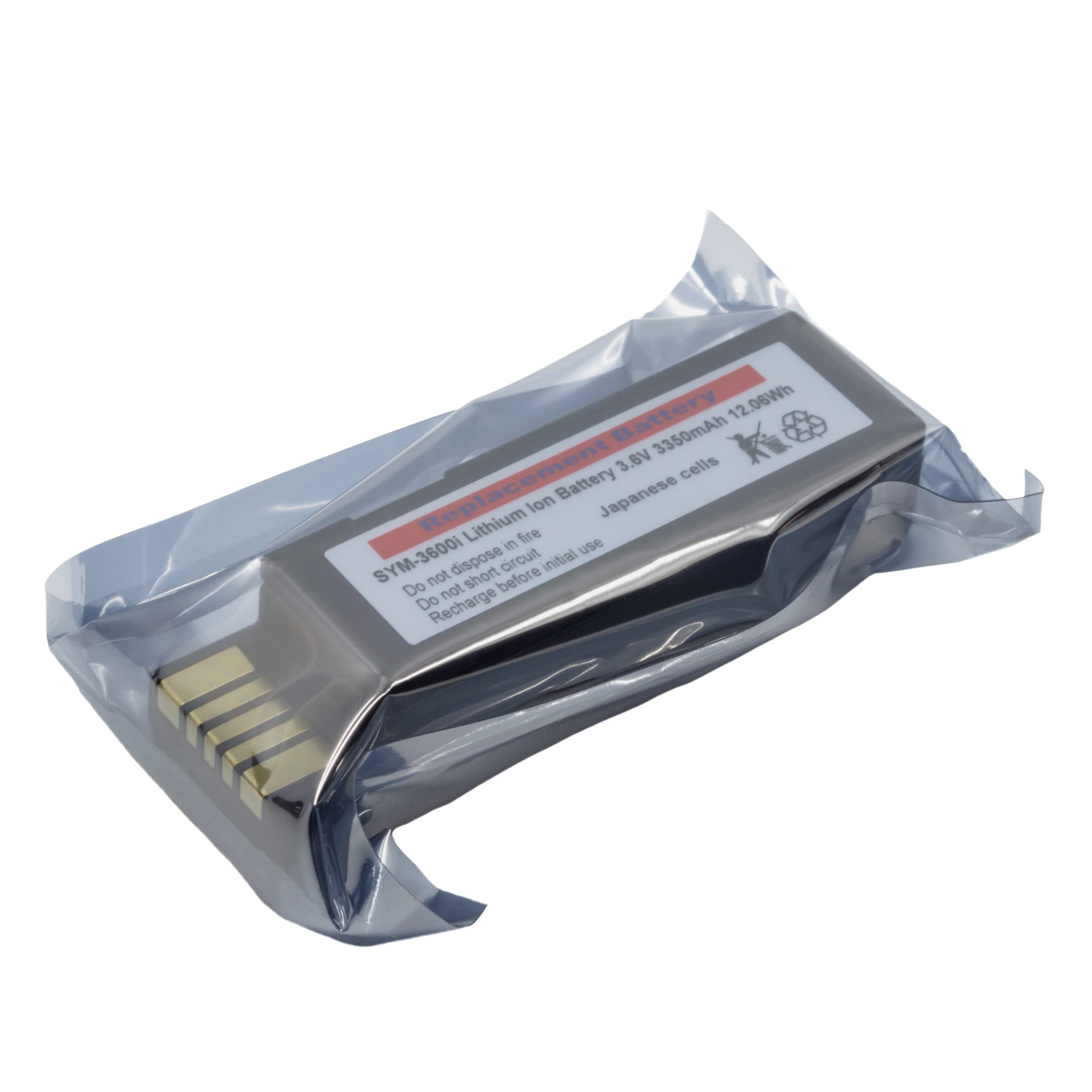 Replacement Battery for Zebra DS3678, LI3678 Ultra Rugged Wireless Barcode Scanners, Li-Ion 3.6V, 3350mAh | Replaces BTRY-36IAB0E-00, 82-166537-01, BT-000341-01