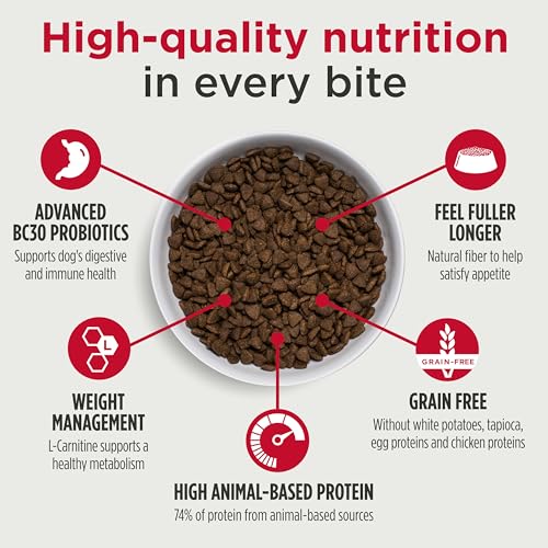 Nulo Freestyle Adult Trim Formula Grain-Free Weight Management Dry Kibble Dog Food With Healthy Digestive Aid BC30 Probiotic and L-Carnitine, Cod & Lentils, 6 Pound Bag