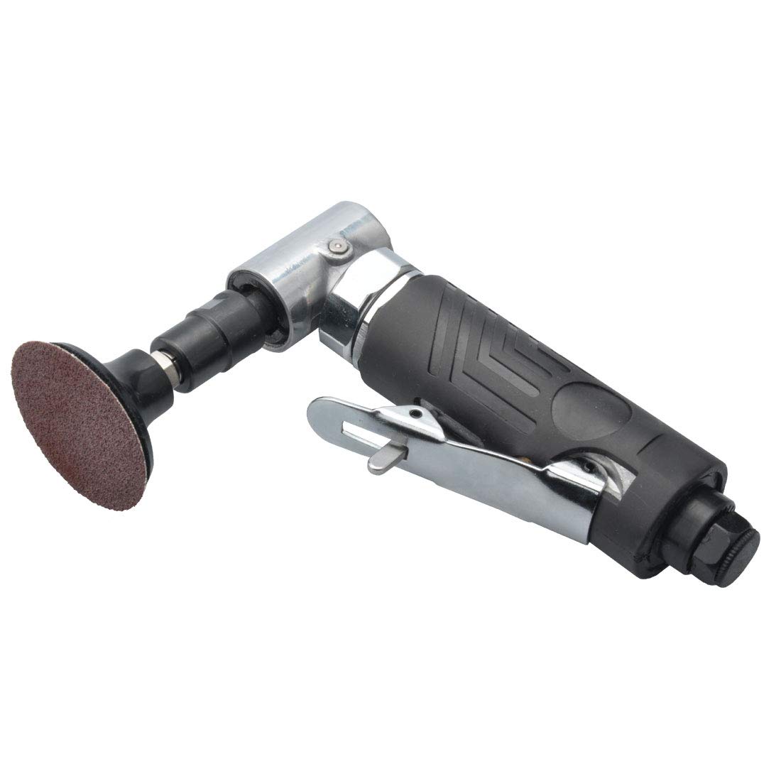 PROSHI 1/4 inch angle air die grinder with 4 pcs 2" roll lock sanding discs