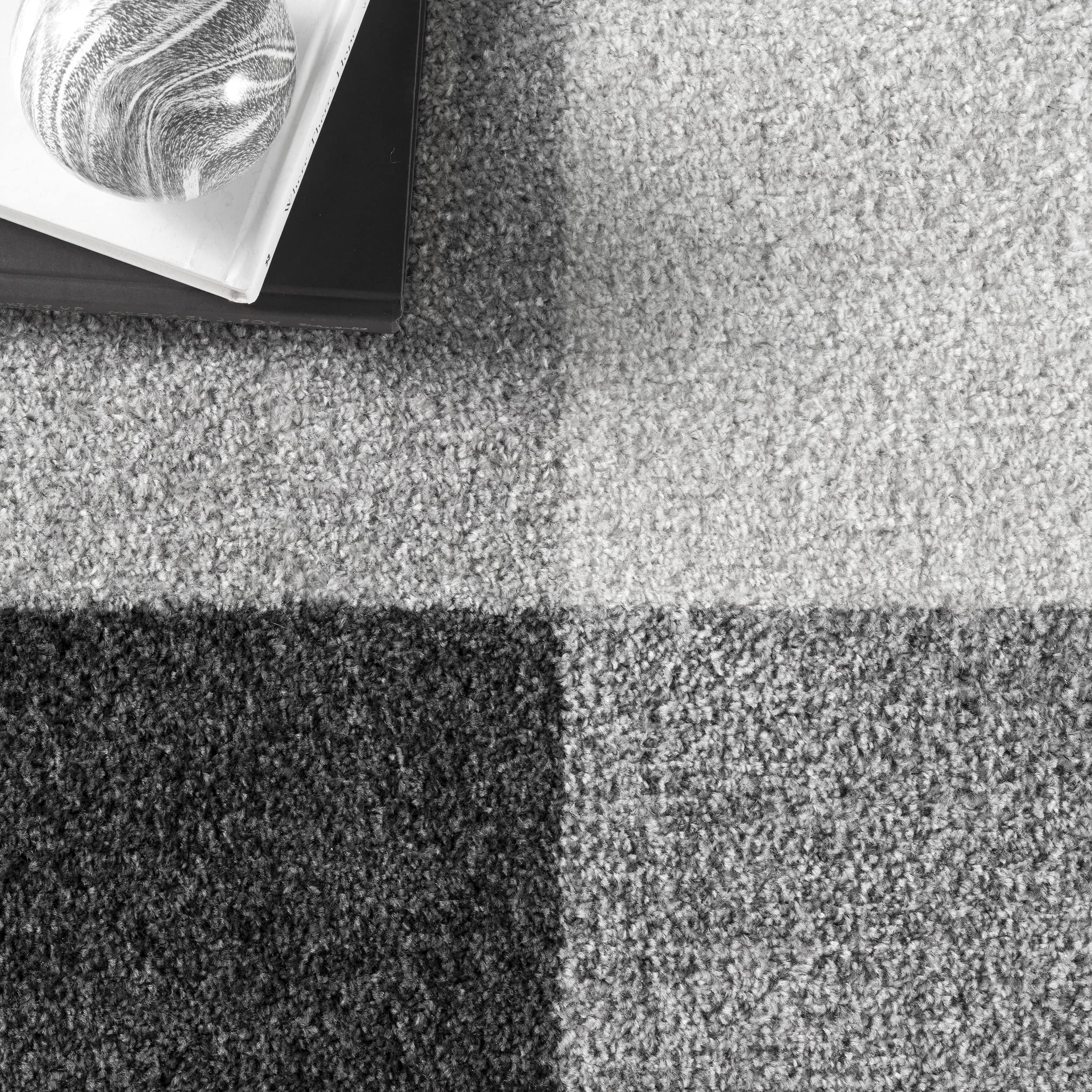 nuLOOM 8' x 10' Performance Indoor Area Rug, Non-Shed, Power Loomed High-Traffic Area Rug for Living Room, Bedroom, Home, Aisha Grey