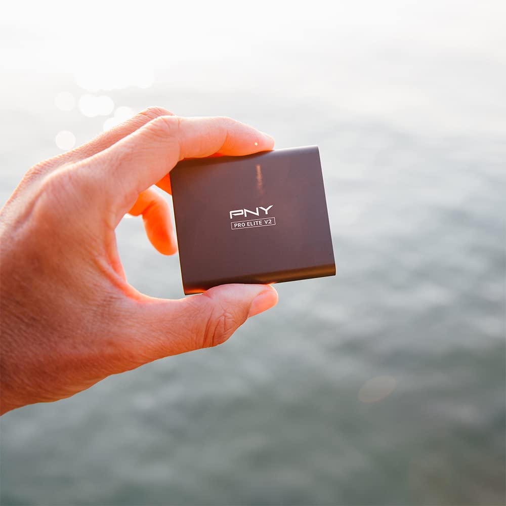 PNY Pro Elite V2 1TB USB 3.2 Gen 2x1 Type-C Portable Solid State Drive (SSD) β (PSD0CS2160-1TB-RB)
