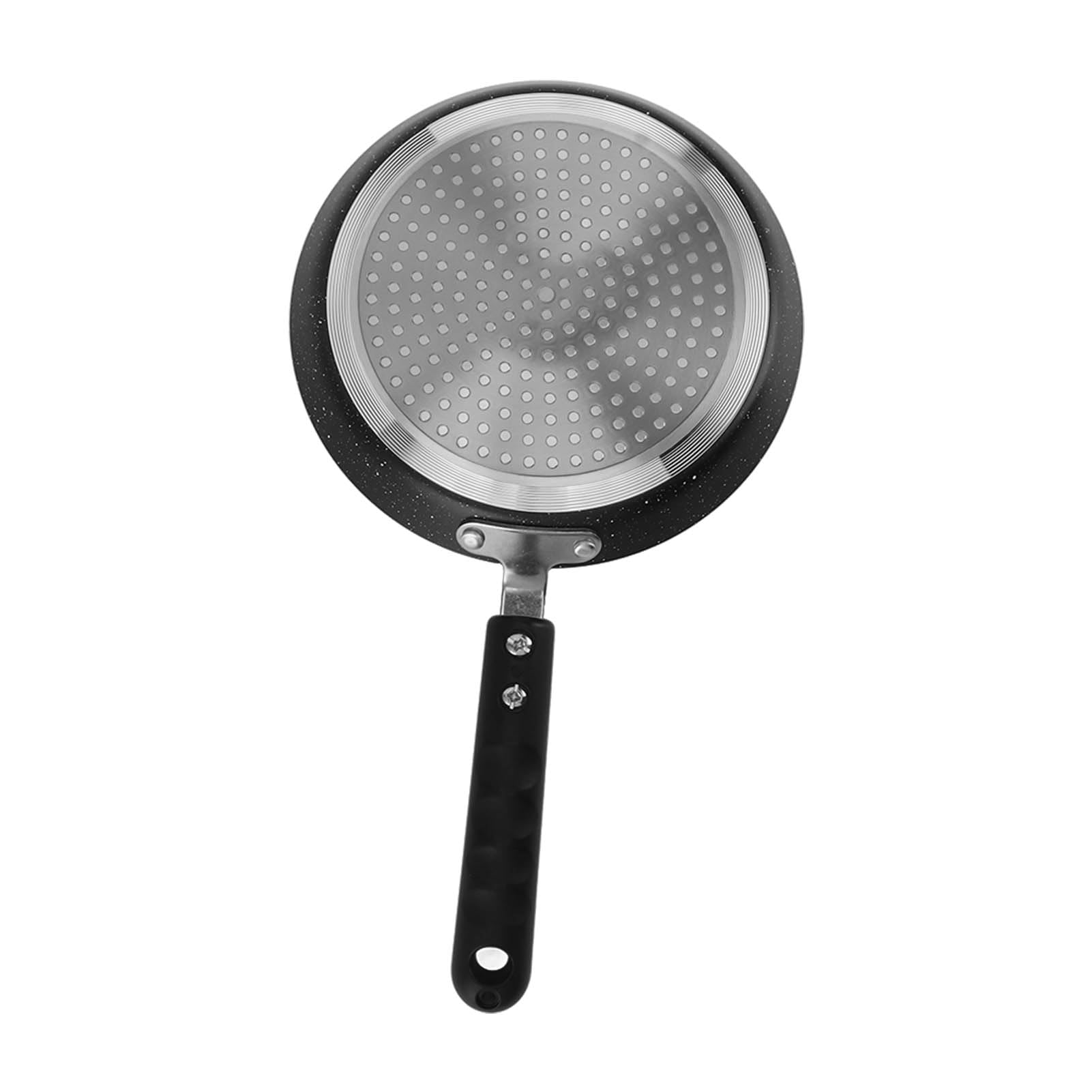 HarmonyBliss Crepe Pancake Pan Nonstick Portable Griddle Pancake Maker Pan for Cooking Pancakes And Pizzas (8 inch)