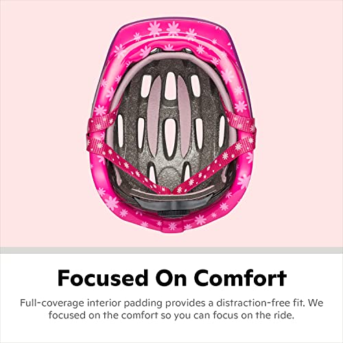 Schwinn Classic Toddler Bike Helmet for Boys Girls Age 3-5 Years Old, Suggested Fit 48-52 cm, Dial Fit, Full Range Padding, Extended Lower Shell, Integrated Visor, Crazy Owl