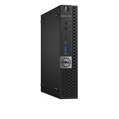 Dell OptiPlex 7050 Micro Form Factor Desktop Computer, Intel Core i5-7500T, 8GB DDR4, 256GB Solid State Drive, Windows 10 Pro (DRR4T)