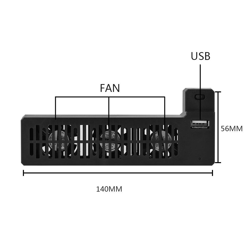 Xbox One Cooling Fan,External Intelligent Cooling Fan Efficient USB Heat Removal Fan for Xbox One X Game ConsoleXbox One Cooling Fan,External Intelligent Cooling Fan Efficient USB Heat Removal Fan
