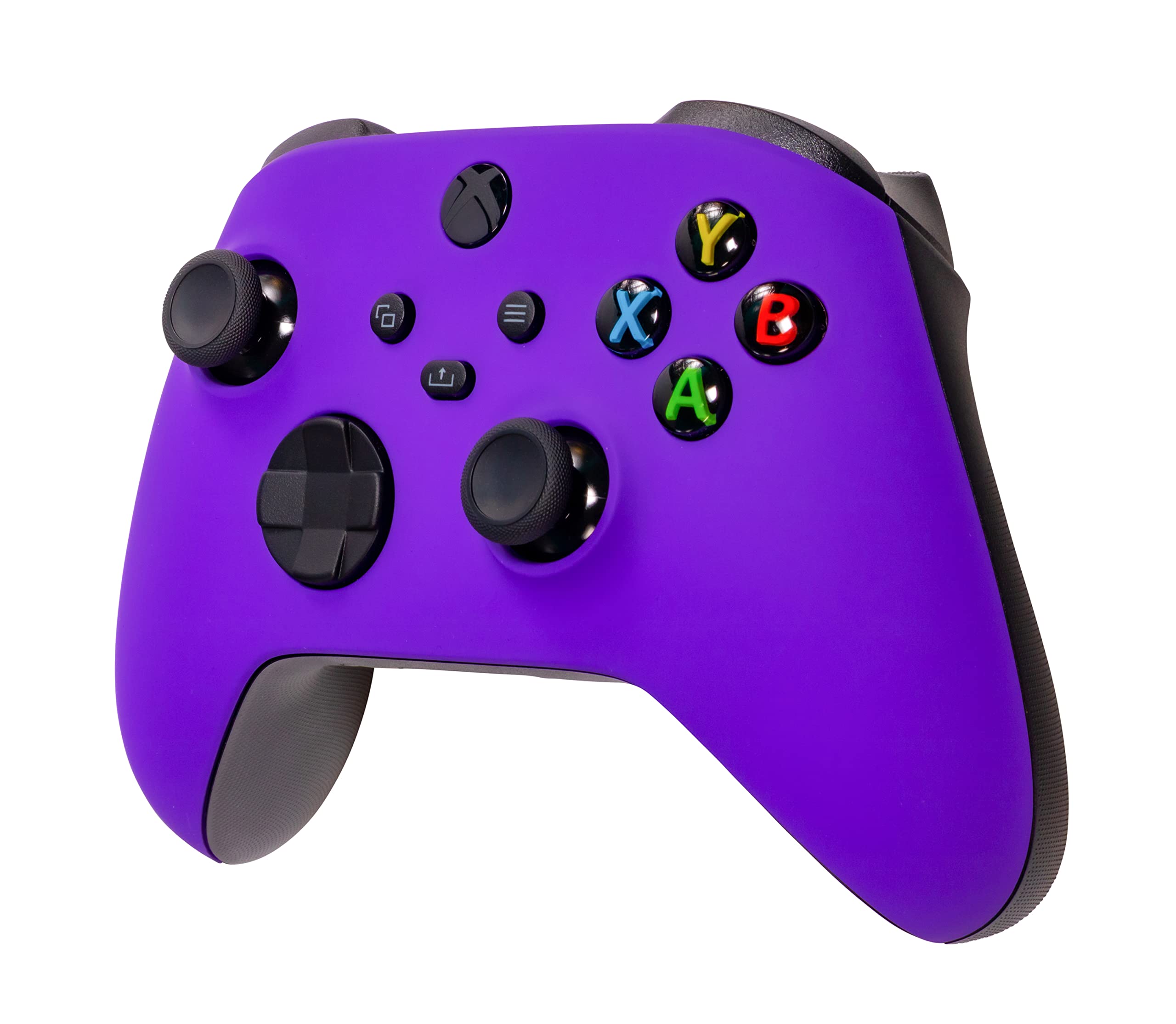 Xbox One Series X S Custom Soft Touch Controller - Soft Touch Feel, Added Grip, Vibrant Purple Color - Compatible with Xbox One, Series X, Series S