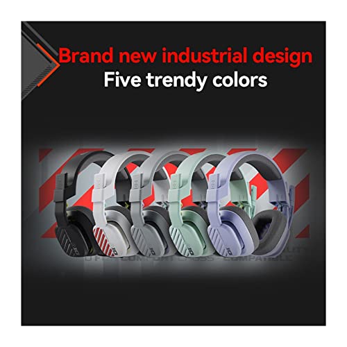 HXNINE Gaming Headset Upgrade Head-Mounted Microphone Stereo Noise Reduction Over-Ear Headphone for Gamer (Color : Green)