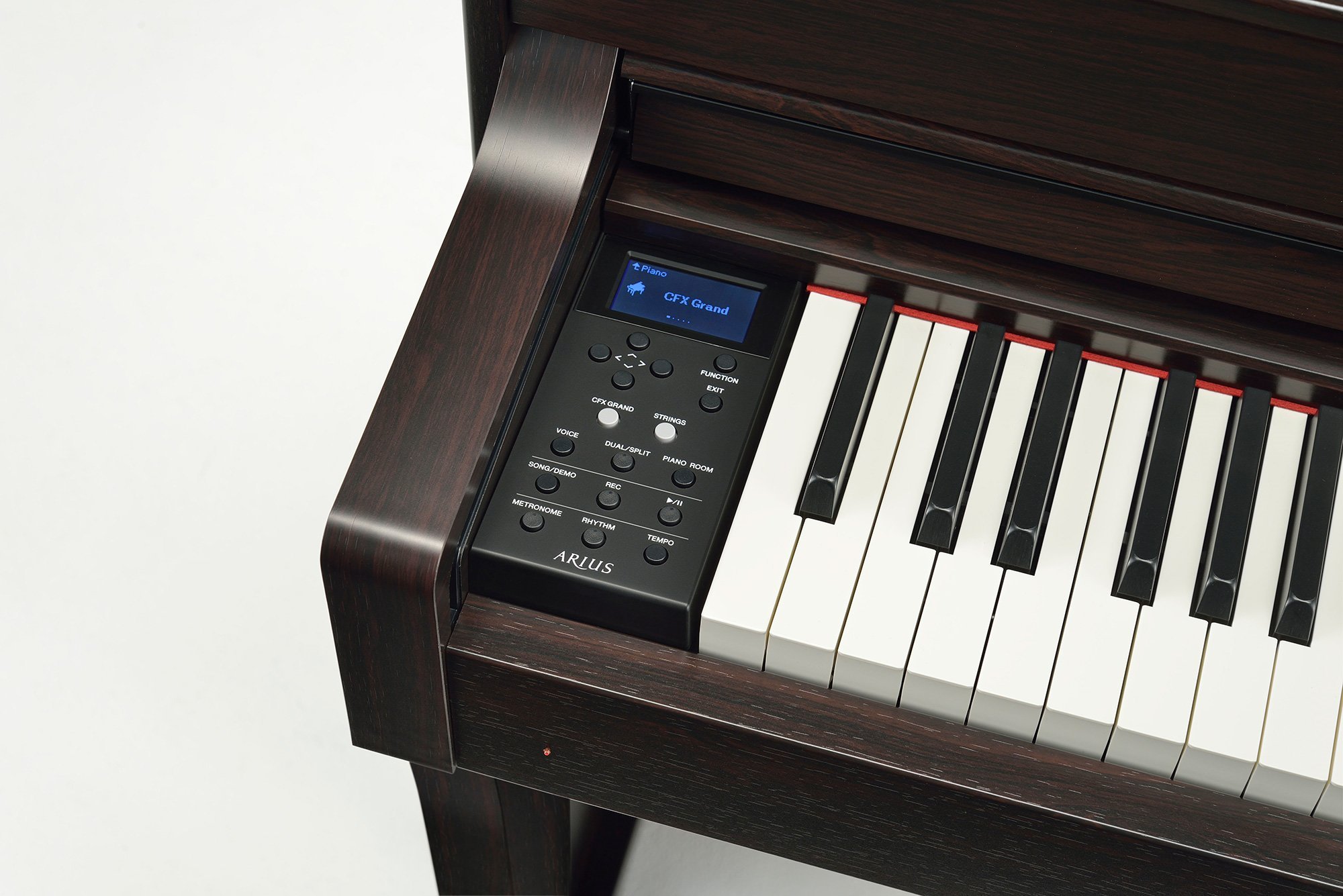 Yamaha Arius, Console Digital Weighted 88-Key Graded Hammer 3 Action, CFX Concert Grand Piano Sound, Includes Bench, Dark Rosewood (YDP184R)