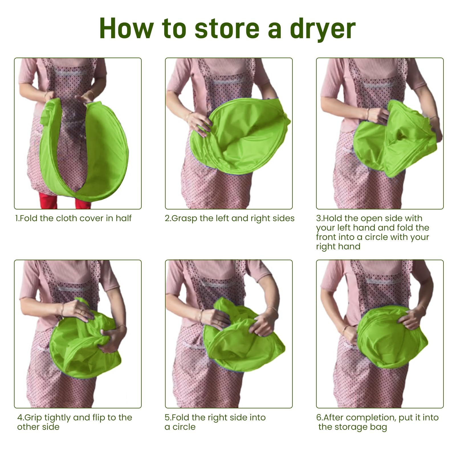 Portable Clothes Dryer, Electric Air Clothing Drying Machine, Folding Fast Drying Machine with Heater for Home Dormitory Travelling Apartments