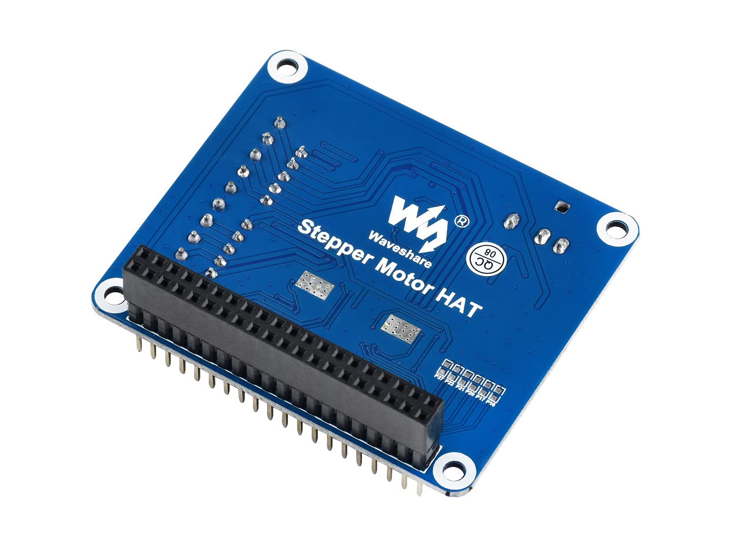 NGW-1pc Stepper Motor HAT Onboard Dual DRV8825 Motor Controller Drives Two Stepper Motors Up to 1/32 Microstepping Compatible with Raspberry Pi
