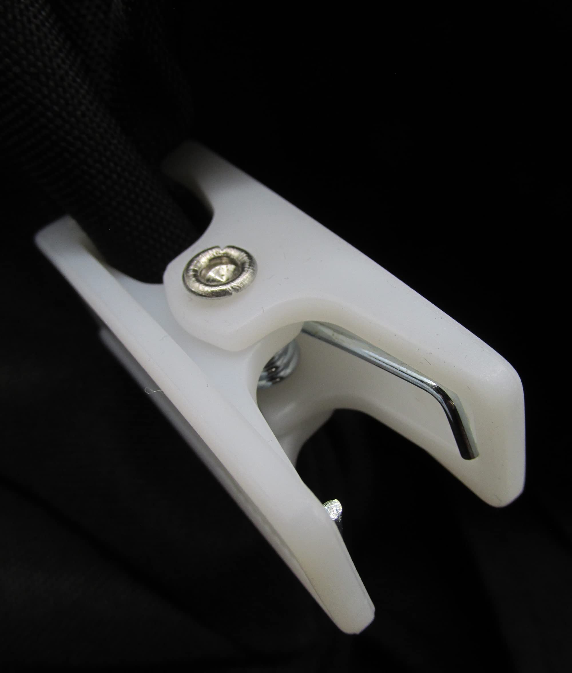NAHANCO Fitting Clips 12 Plastic Fitting Clips for Alterations, White (Pack of 12)