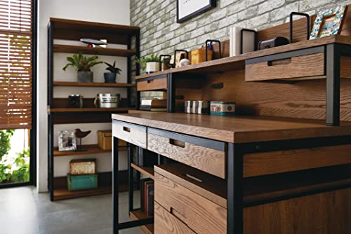 Koizumi BRB-705VB Brost 55 Shelves, Size (W x D x H): 21.7 x 11.4 x 43.3 inches (550 x 290 x 1,100 mm), Vintage Brown