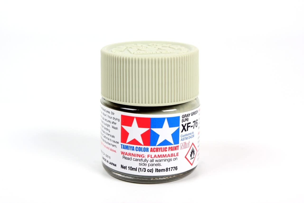 TAMIYA Acrylic Mini XF76 Gray/Green TAM81776 Plastics Paint Acrylic