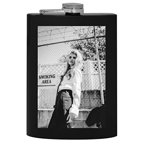 FC Carino B35Y22D63W0734680M07T32C02S27-8oz Black Hip Alcohol Drinking Flask PDI #PIDP734680