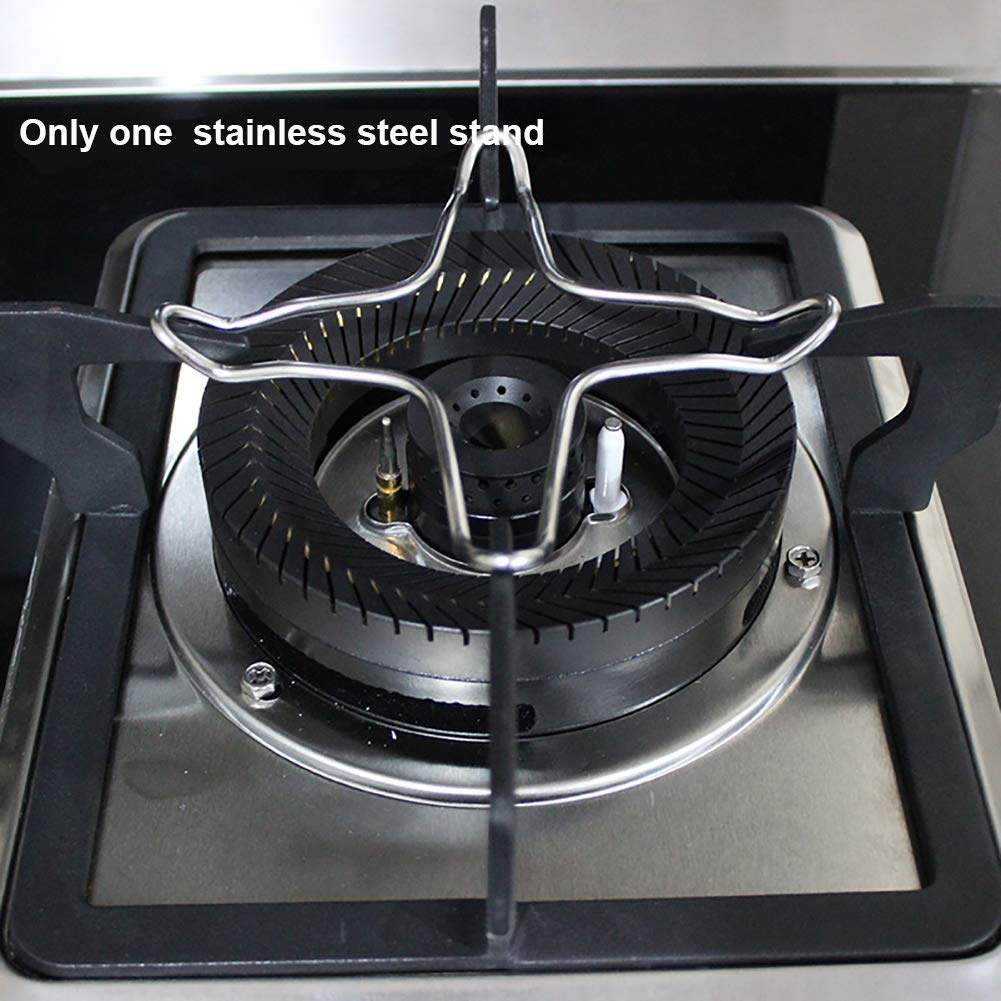 Gas Ring Trivet Reducer Stove Top Hob Cooker Heat Simmer Coffee Pots Cafetiere Espresso Makers Pans Stainless Steel Kitchen Utensil(Type 1)