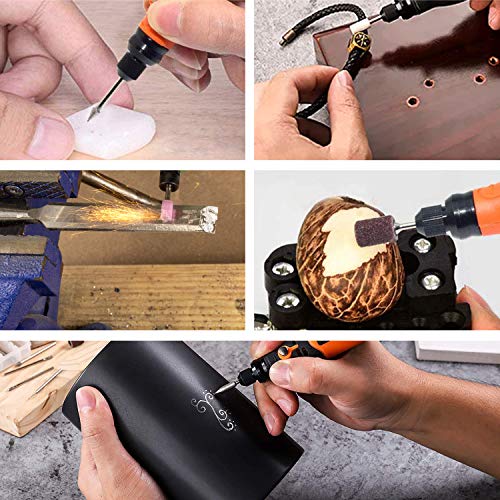 GALAX PRO 3.6V Lithium Ion Mini Cordless Rotary Tool Kit, 3 Adjustable Speed, USB Charging Cable and 31 Accessories for Drilling, Grinding, Cleaning, Polishing and Carving
