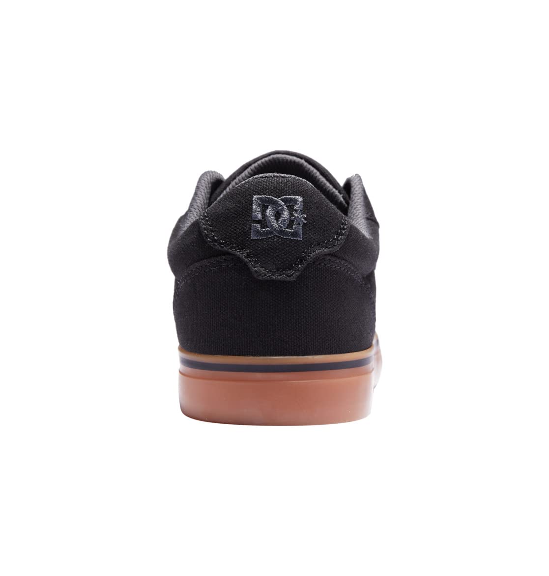 DC Men's Anvil Casual Skate Shoe, Black/Gum, 11 D M US