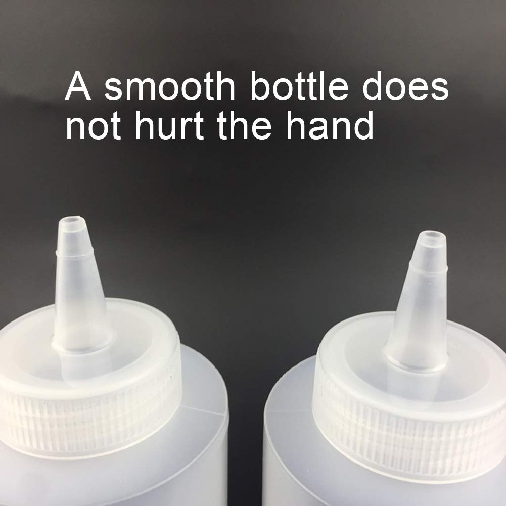 Gaweb Squeeze Bottle, 816oz Clear Squeezes Condiment Bottles Sauces Ketchup Syrup Storage Container One Color 16oz