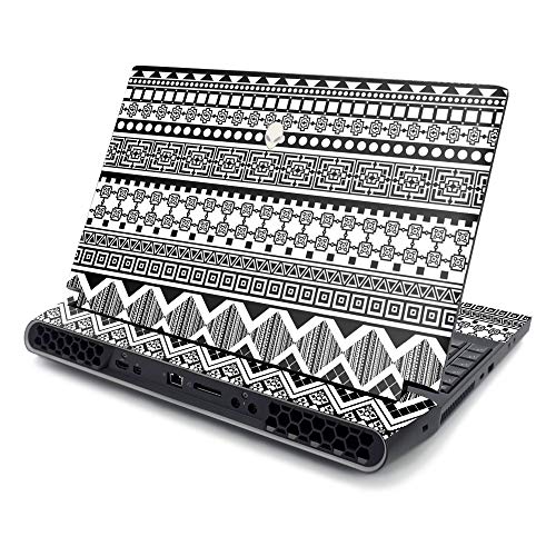 MightySkins Skin for Alienware AREA-51M R2 (2020) - Abstract Black | Protective, Durable, and Unique Vinyl Decal wrap Cover | Easy to Apply, Remove, and Change Styles | Made in The USA