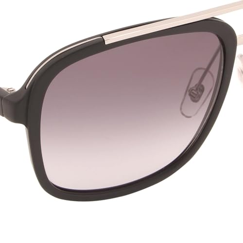Carrera Men's CA133/S Pilot Sunglasses, Matte Black Ruthenium/Dark Gray Gradient, 57 mm