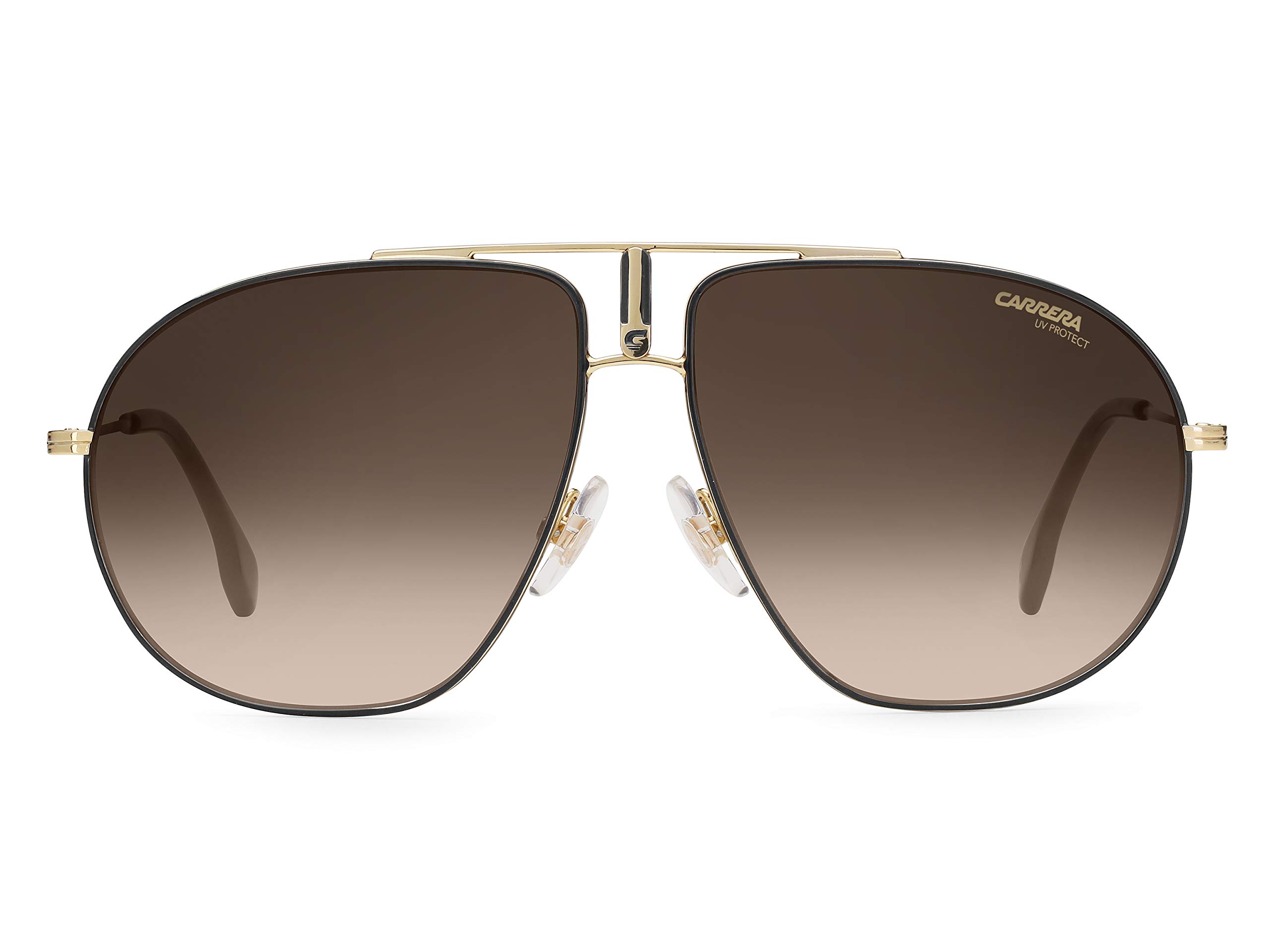 Carrera Sunglasses (Safilo Group) Bound/S Pilot Sunglasses, Black Gold/Brown Gradient, 62 mm