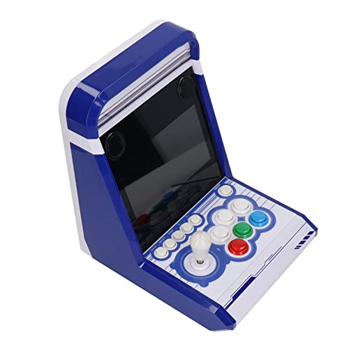 Joystick Control Game Machine, Lightweight US Plug 100‑240V Portable Mini Joystick Control Game Machine for Bar(Blue)