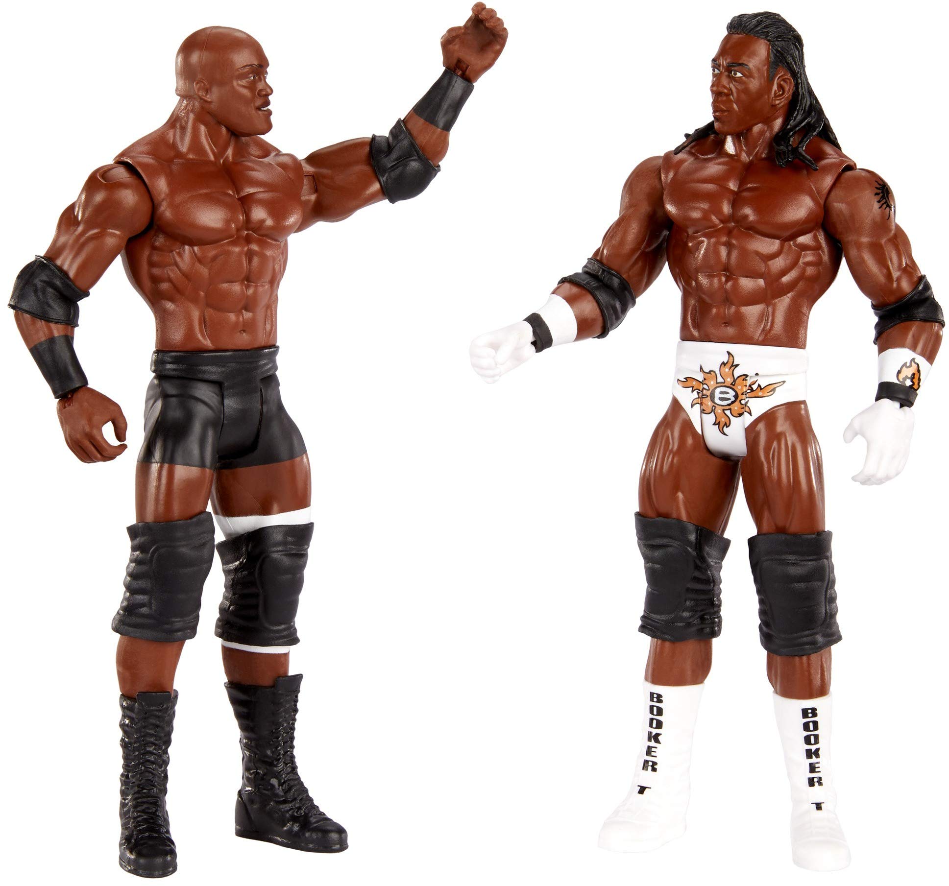 WWE Bobby Lashley vs King Booker Championship Showdown 2 Pack 6 in Action Figures Friday Night Smackdown Battle Pack for Ages 6 Years Old and Up