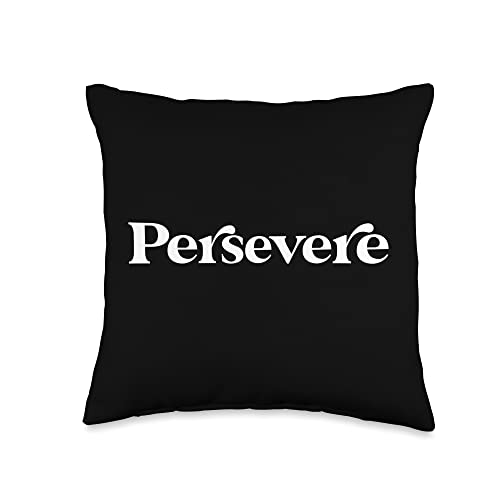 Persevere Tees NYC Persevere, She Persevered Throw Pillow, 16x16, Multicolor