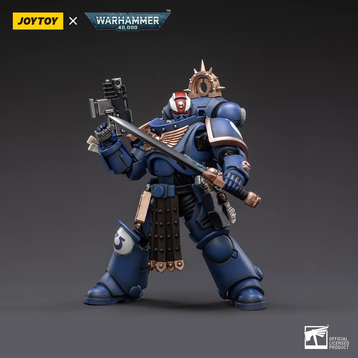 JoyToy Warhammer 40K 1/18 Action Figure Mecha joy toy Model Toys Ultramarines Primaris Lieutenant Amulius