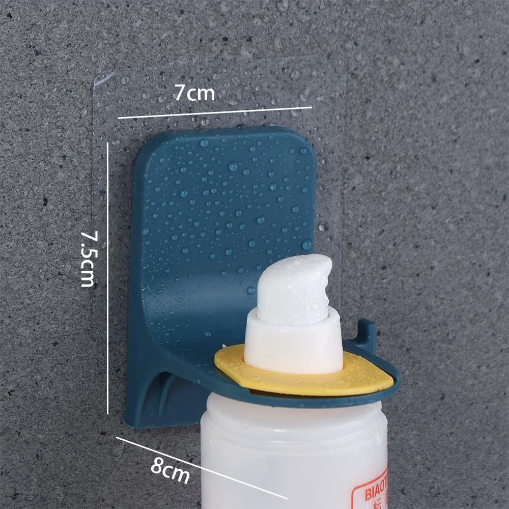 Kopida 2pcs Strong Hanging Shampoo Holder Non-marking Sticker Shower Gel Rack Bathroom Wall Sticker Hand Sanitizer Rack for Shampoo/Hand Soap/Shower