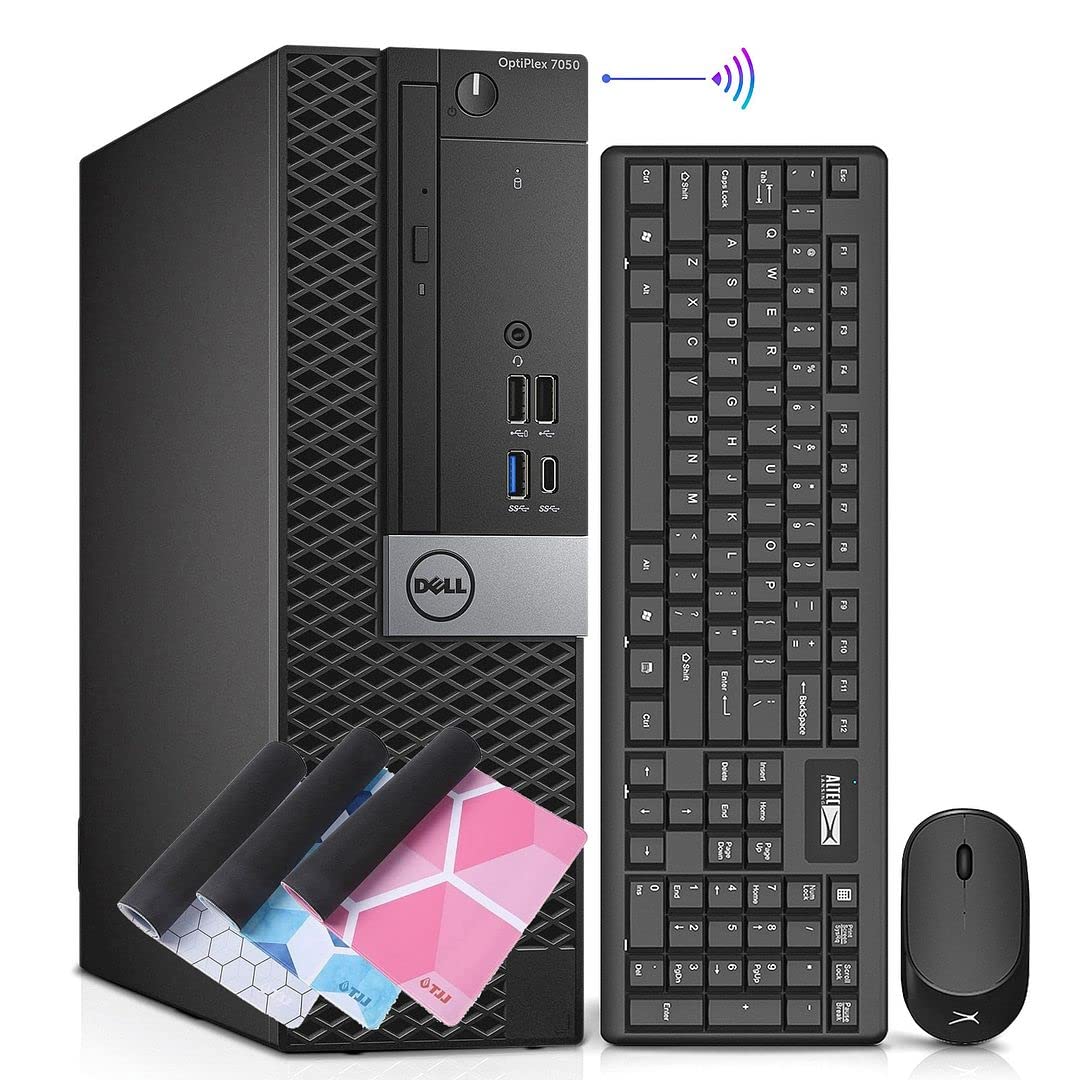 Dell OptiPlex 7050 Desktop Computers PC,Intel Core i7-6700 3.4GHz,32GB Ram 512GB M.2 NVMe SSD+2TB HDD,Intel AX200 Built-in WiFi 6,Bluetooth 5.2, HDMI,Refurbished Computer,Windows 10 Pro (Renewed)