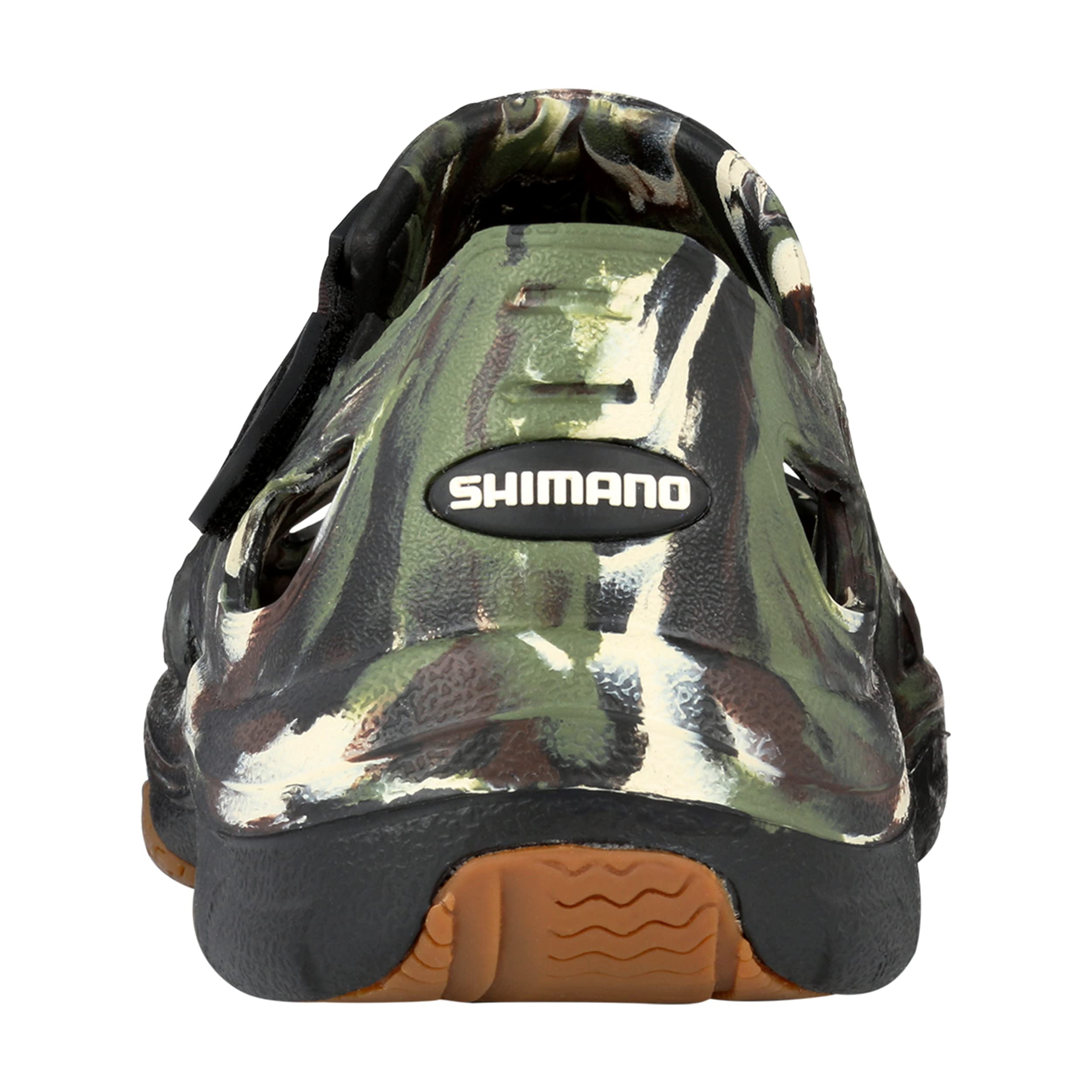 SHIMANO Evair Marine Fishing Shoes; Size 10; Camo