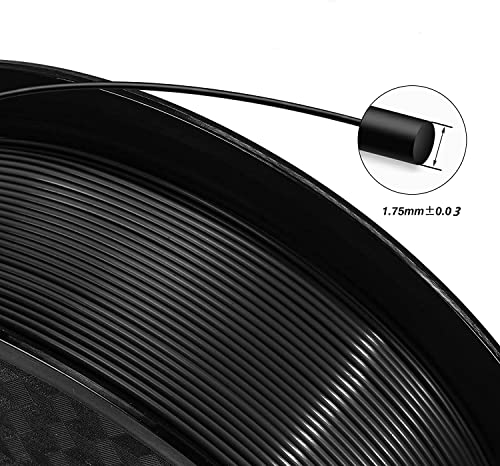 Prinko PP 1.75mm White 3D Printer Filament, 1Kg / 2.2lb, Dimensional Accuracy < +/- 0.05mm