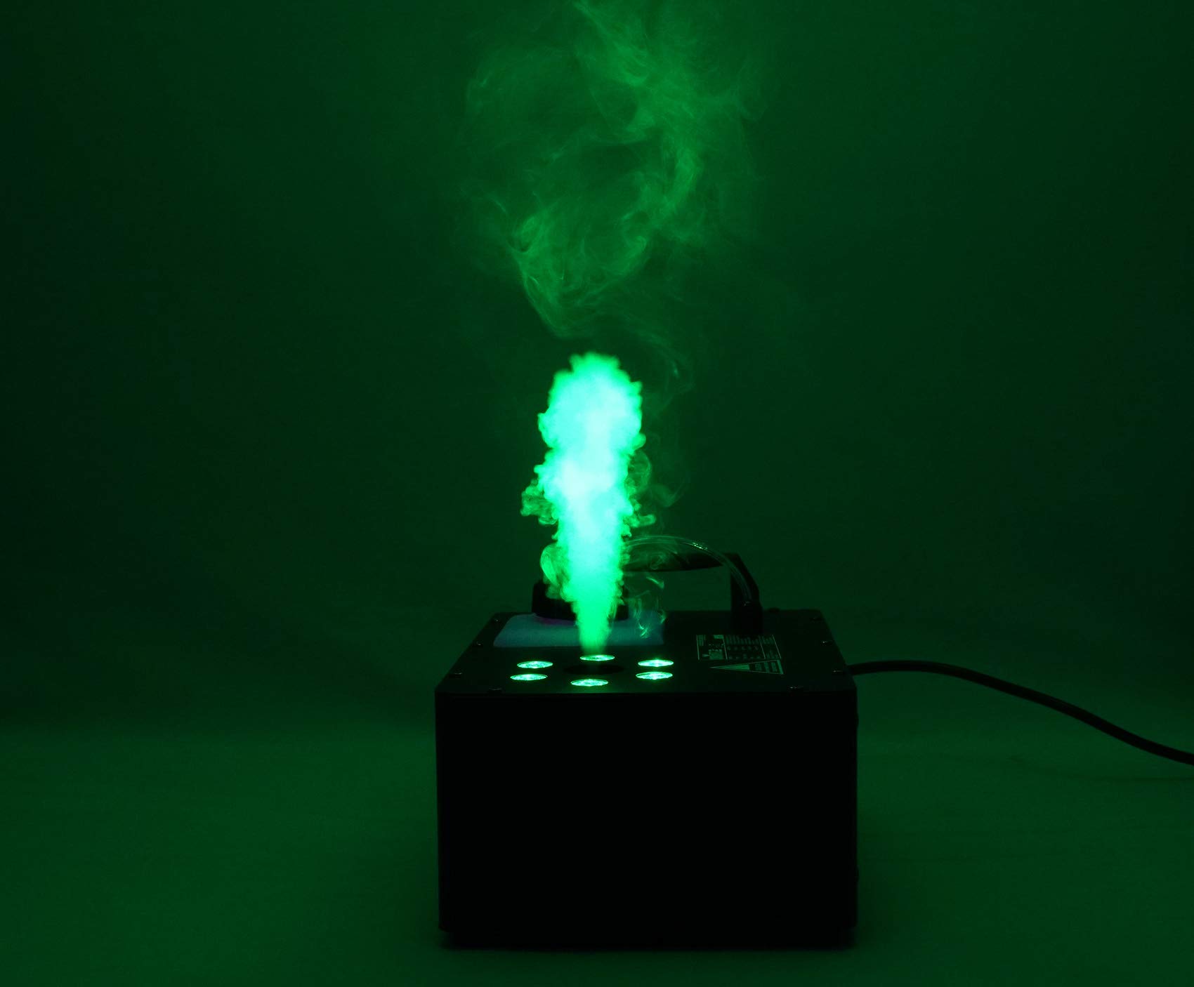 Chauvet DJ Geyser T6 Fog Machine Fogger, RGB Pyrotechnic Light FX+Remote+Fluid