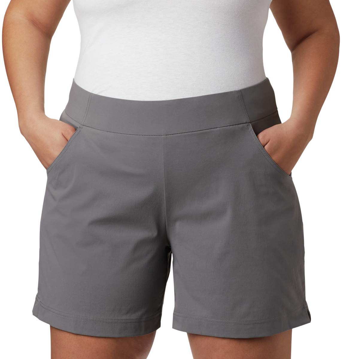 Columbia Women's Anytime Casual Short Shorts, City Grey, Medium x 7