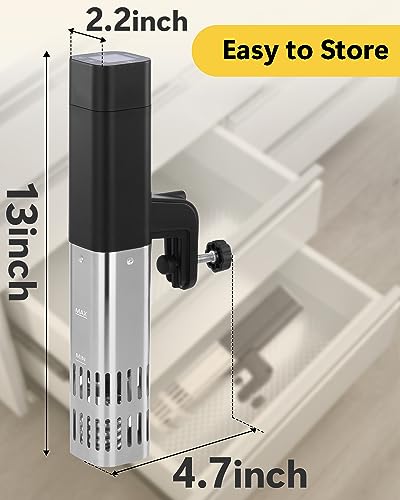 KURSINNA 1000W Sous Vide Machine and 85kPa Vacuum Sealer Machine Combo Pack, Immersion Sous Vide Cooker Circulator with Food Save Vacuum Sealing System