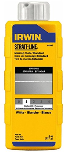 Irwin Strait Line 64904 8 Oz White Chalk Refills