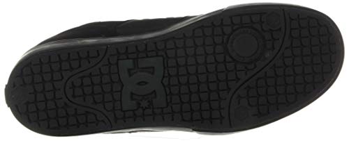 DC Men's Pure Casual Low Top Skate Shoe, Black/Pirate Black, 10 D US