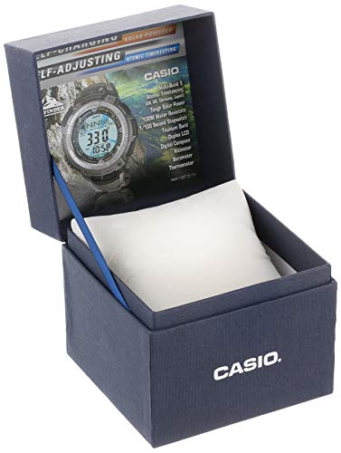 Casio Men's EQS-900DB-2AVCR Edifice Analog-Digital Display Quartz Silver Watch