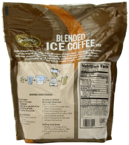 DaVinci Gourmet Mocha Freeze Blended Iced Coffee Mix, 3 Pound (Pack of 1)