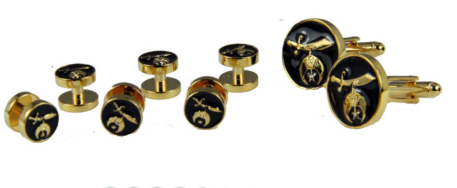 Cufflink Set Shriner Formal Dress Wear Cuff Links C
